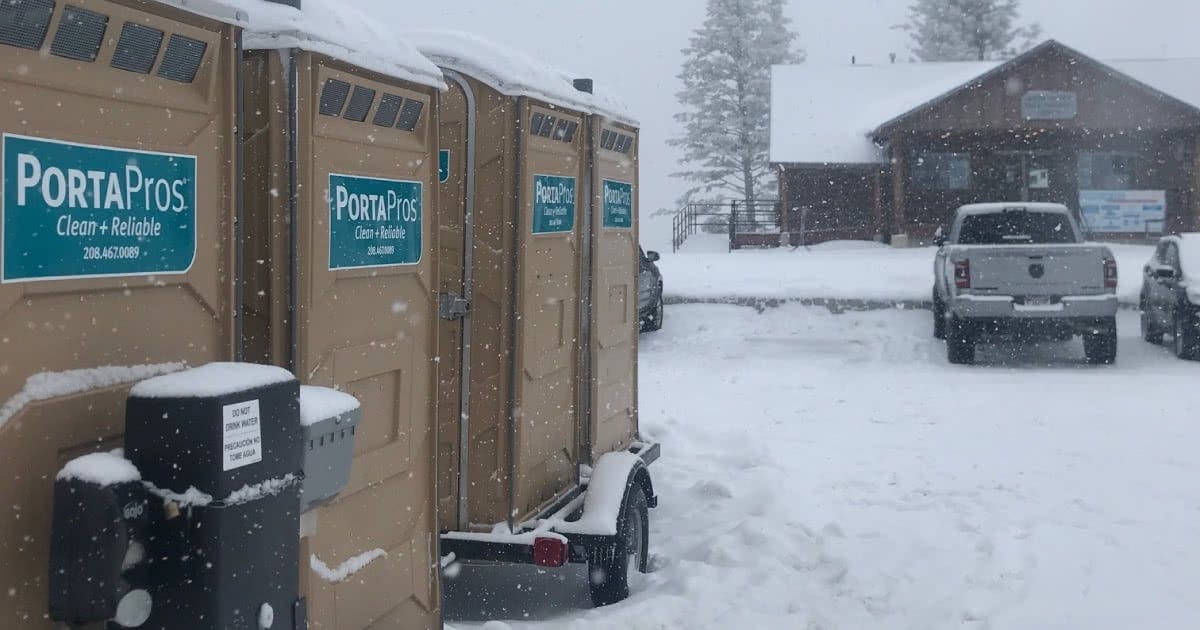 How PortaPros Winterizes Portable Restrooms