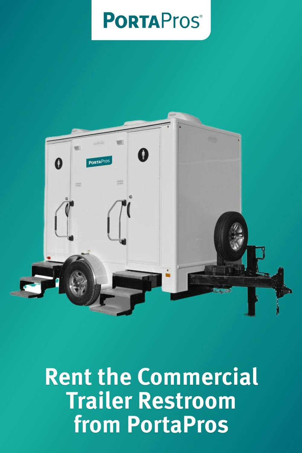 Rent the Commercial Trailer Restroom | PortaPros