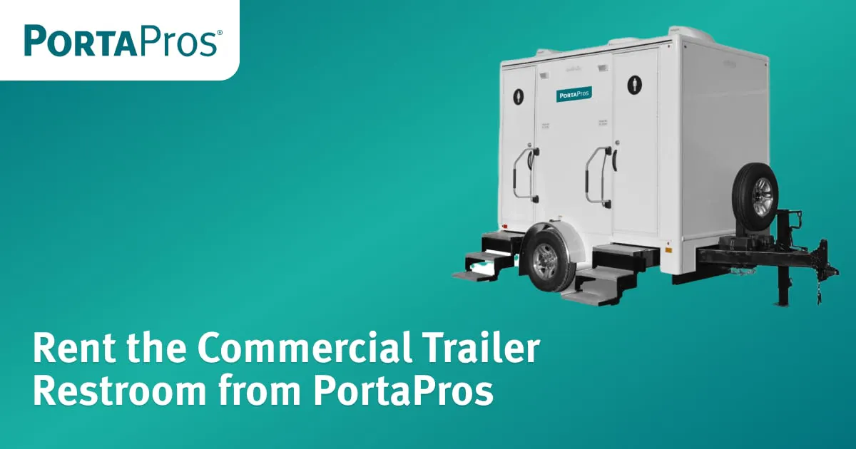 Rent the Commercial Trailer Restroom | PortaPros