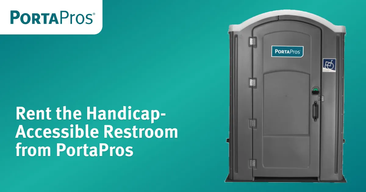 Rent the Handicap-Accessible Portable Restroom | PortaPros