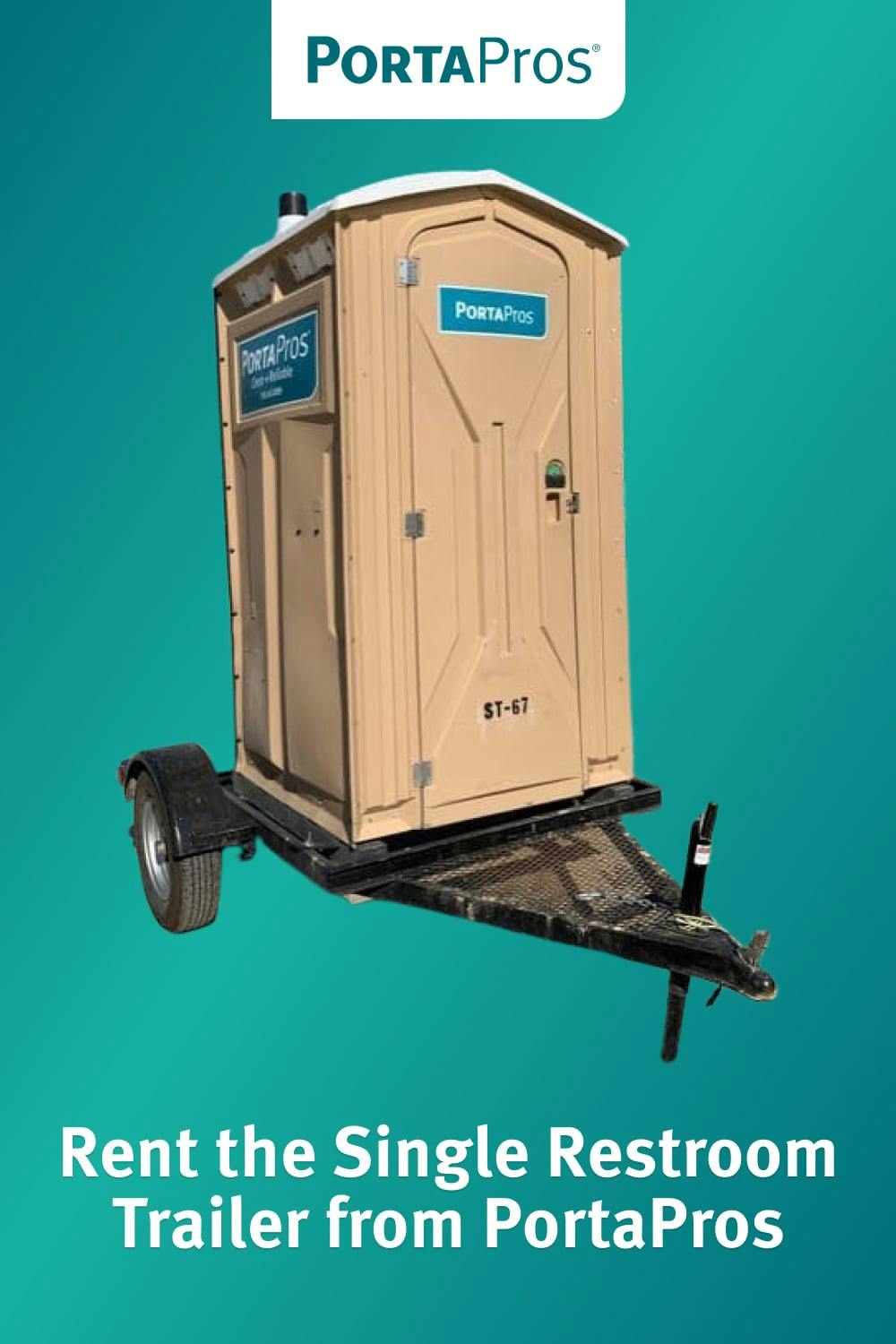 Rent Single Restroom Trailer | PortaPros