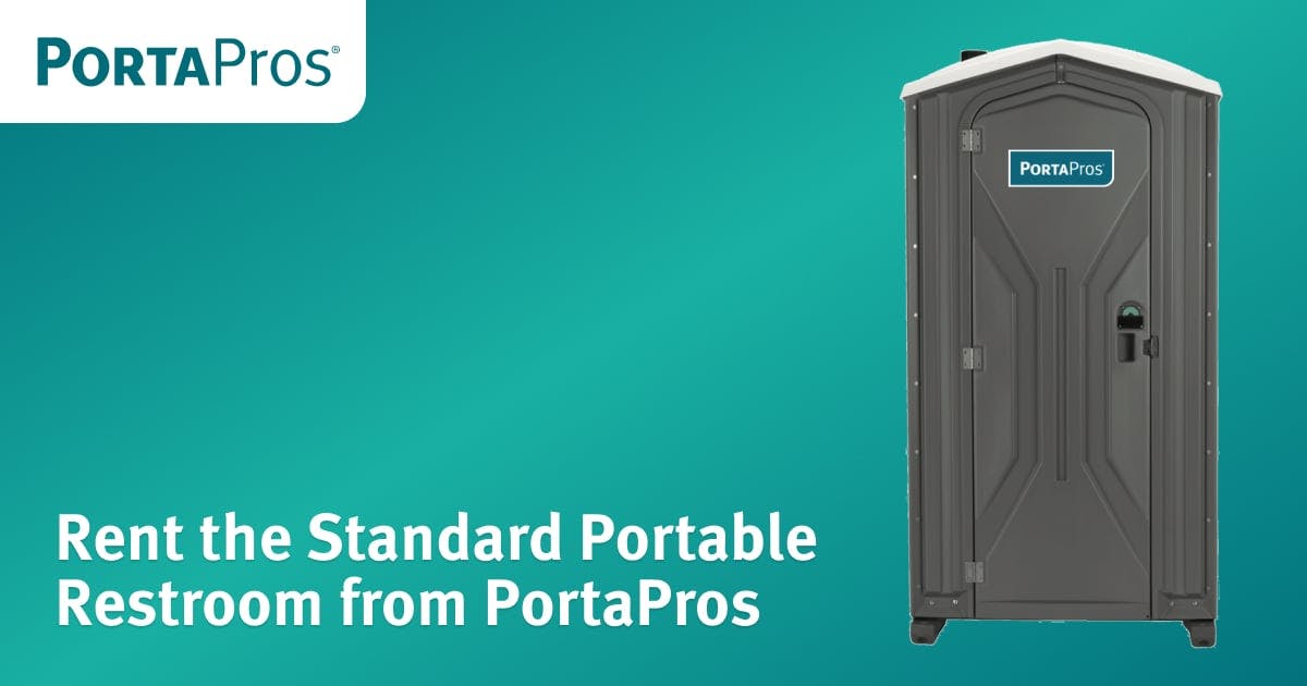 Rent the Standard Portable Restroom | PortaPros